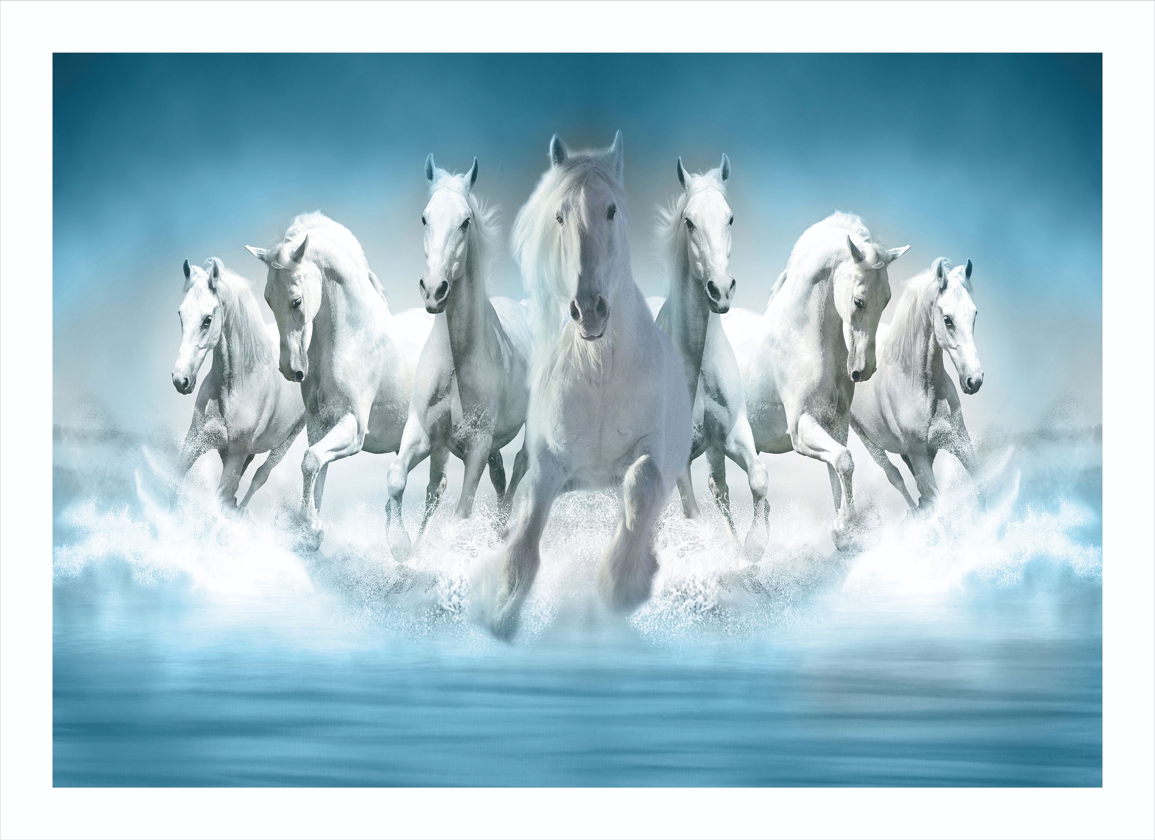 Seven Horses Canvas Print – Daami Prints